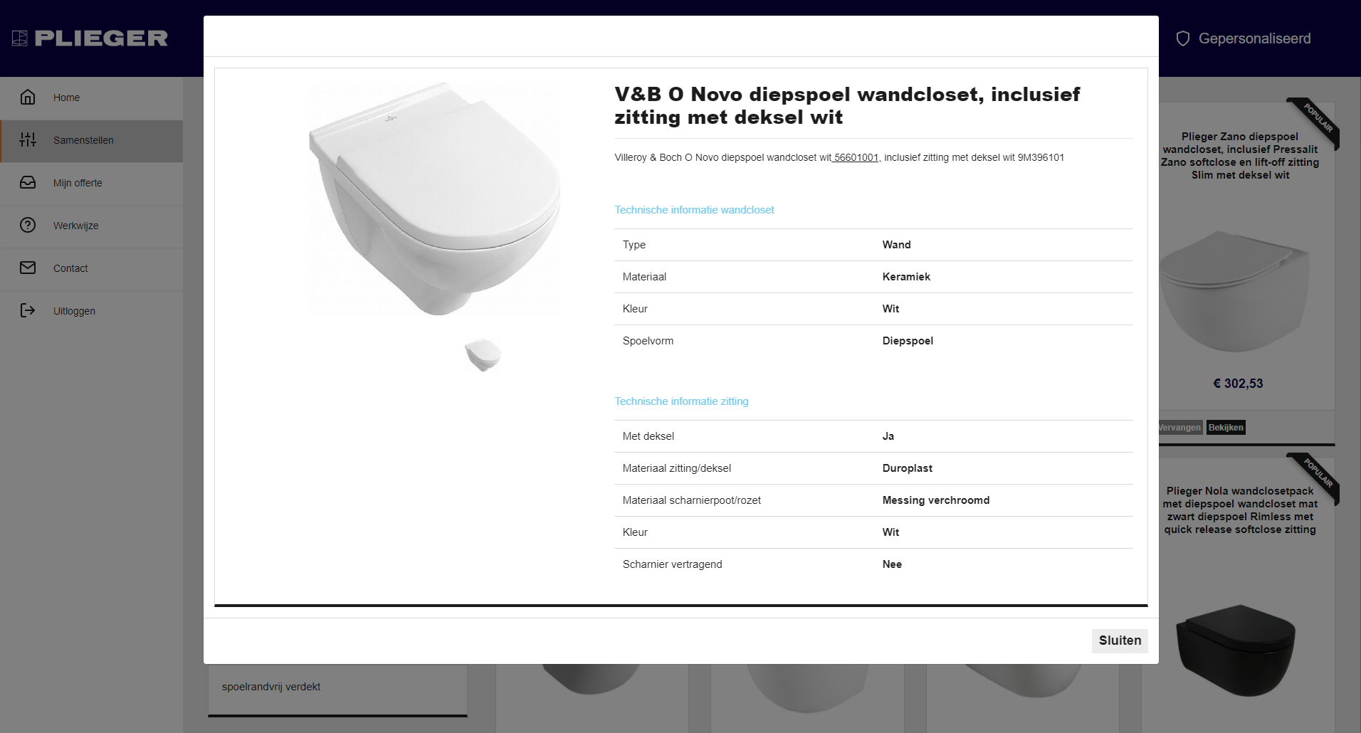 Plieger Sanitair Kiezer